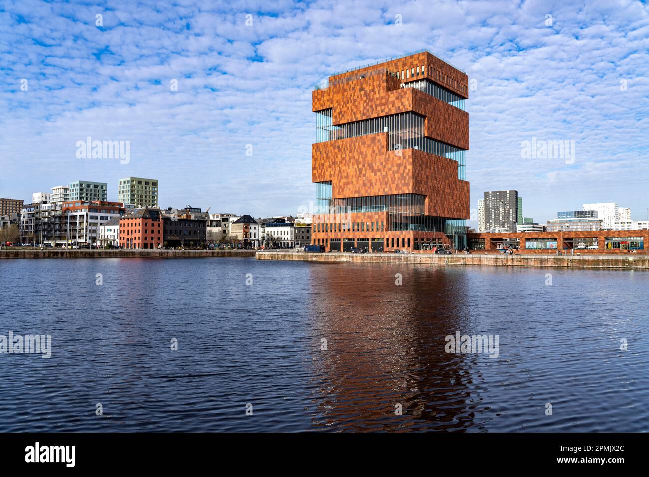 The MAS, Museum aan de Stroom, Museum am Strom, Bonapartdok, Harbour ...