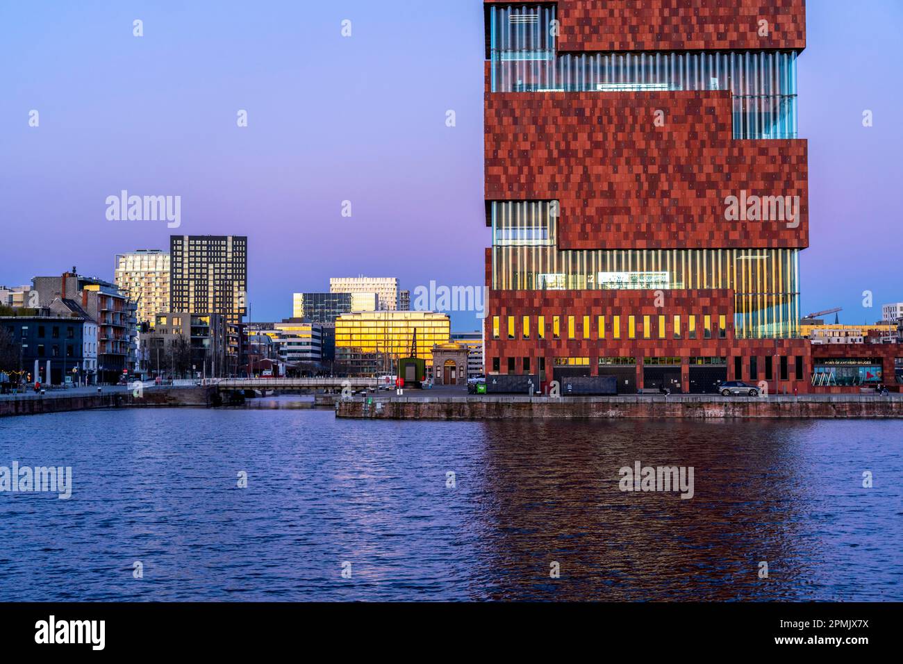 The MAS, Museum aan de Stroom, Museum am Strom, Bonapartdok, Harbour ...