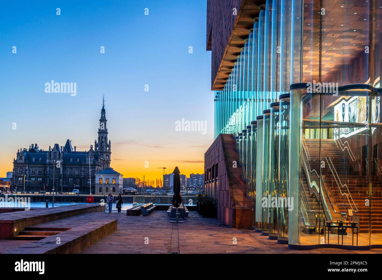 The MAS, Museum aan de Stroom, Museum am Strom, Bonapartdok, Harbour ...