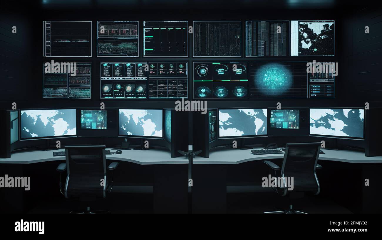 Control monitor office people hi-res stock photography and images - Alamy