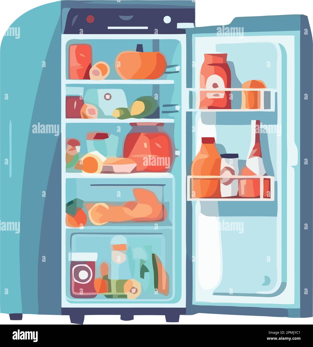 Meat cooler Stock Vector Images - Alamy