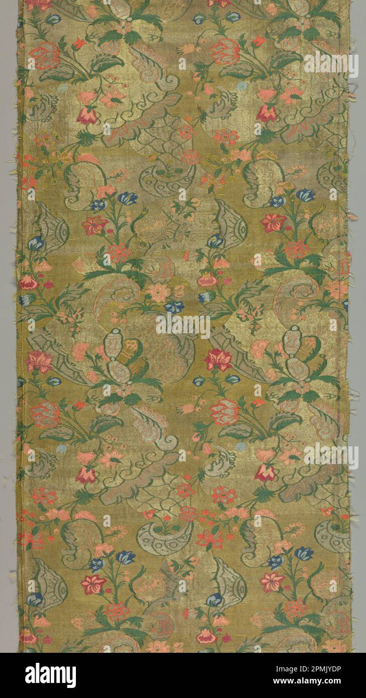 Textile (Italy); silk, metal-wrapped silk thread Stock Photo - Alamy