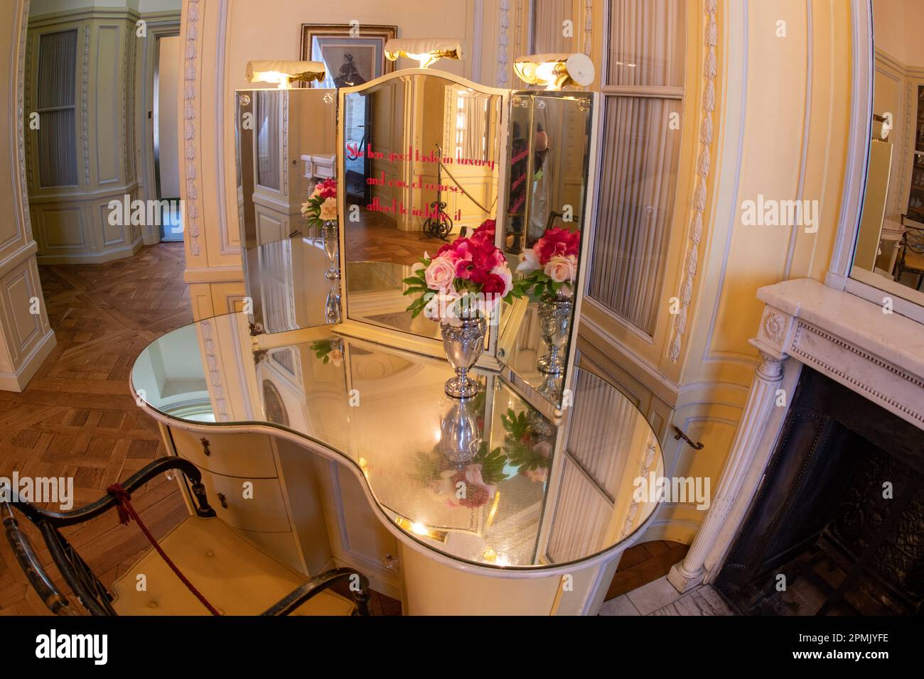 Lady Baillie's Boudoir, Leeds Castle, Leeds, Kent, UK Stock Photo - Alamy