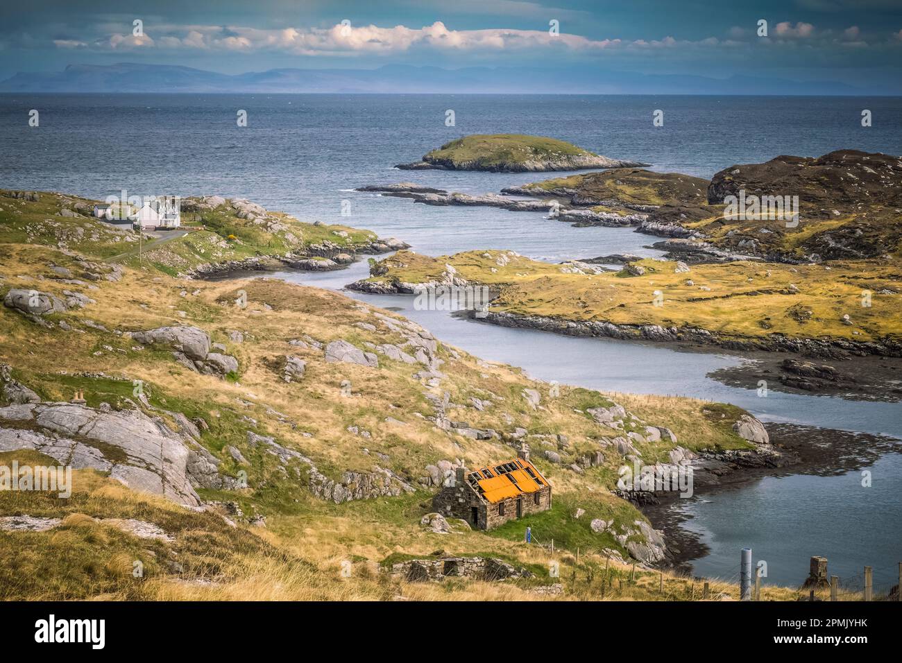 21.05.21 likisto, Harris, Outer Hebrides. Geocrab is a small village on ...