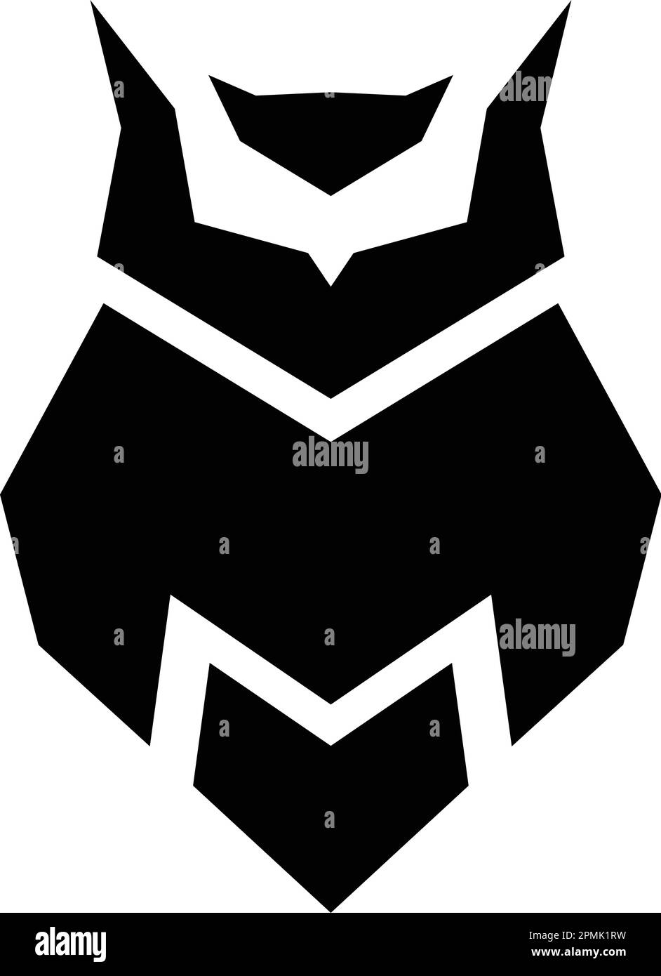 Abstract Modern Symbol of Owl Stock Vector Image & Art - Alamy