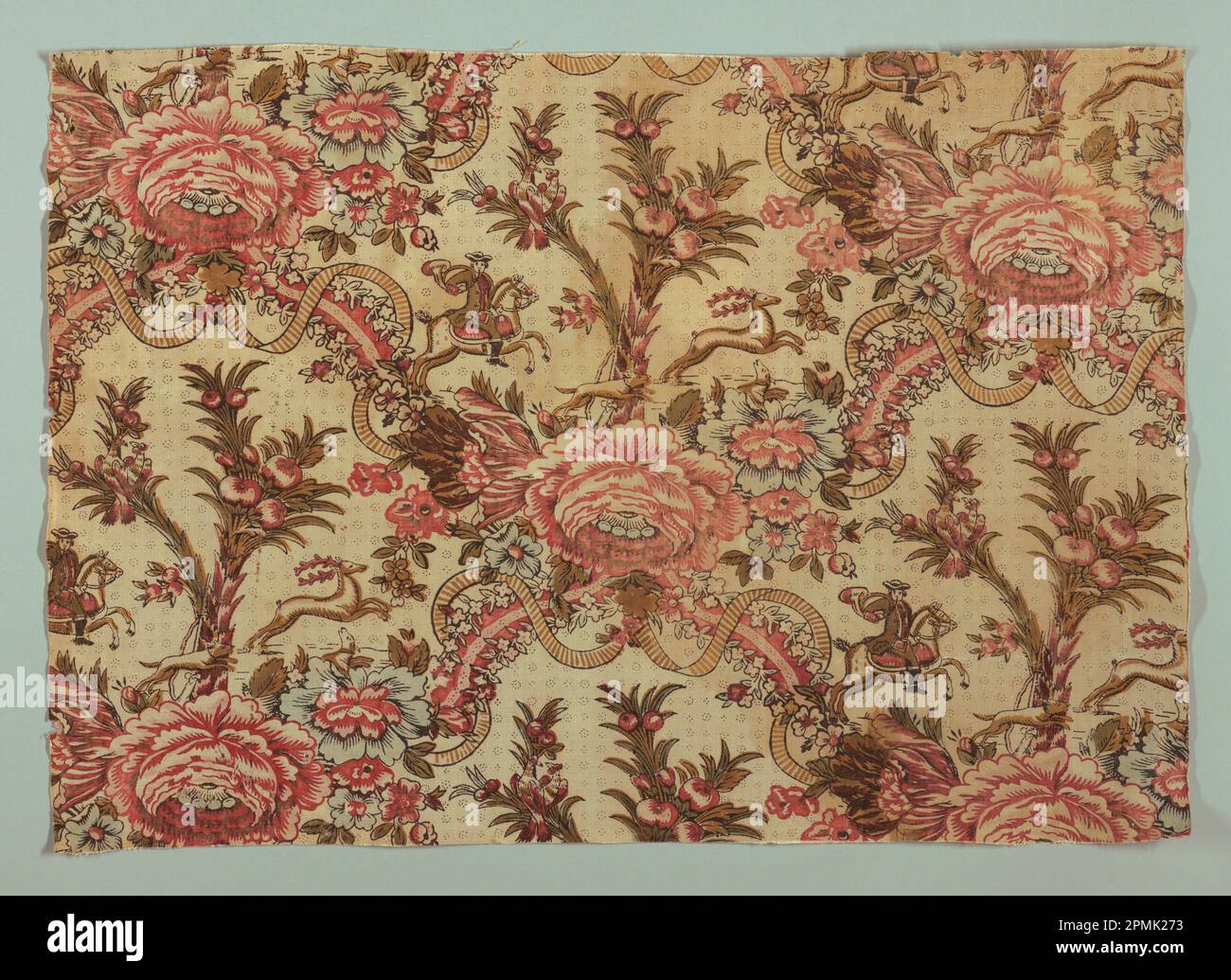 Textile (France); linen warp, cotton weft Stock Photo - Alamy