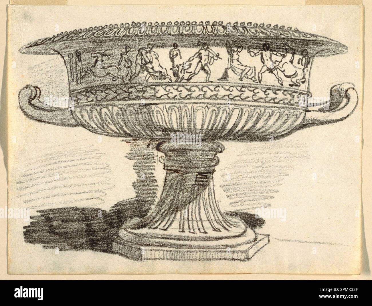 Drawing, A Krater; Designed by Felice Giani (Italian, 1758–1823); Italy ...