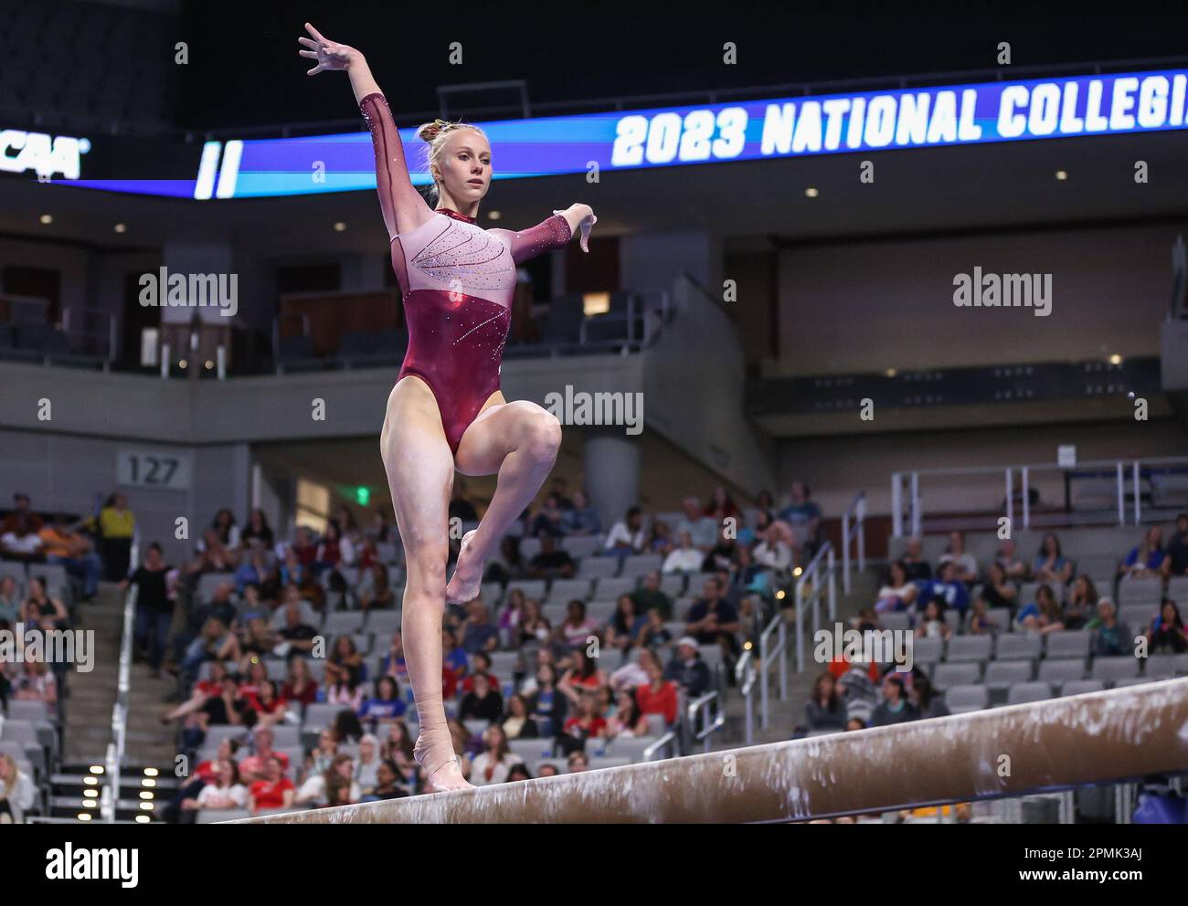 Fort Worth, TX, USA. 13th Apr, 2023. Denver's Jessica Hutchinson ...