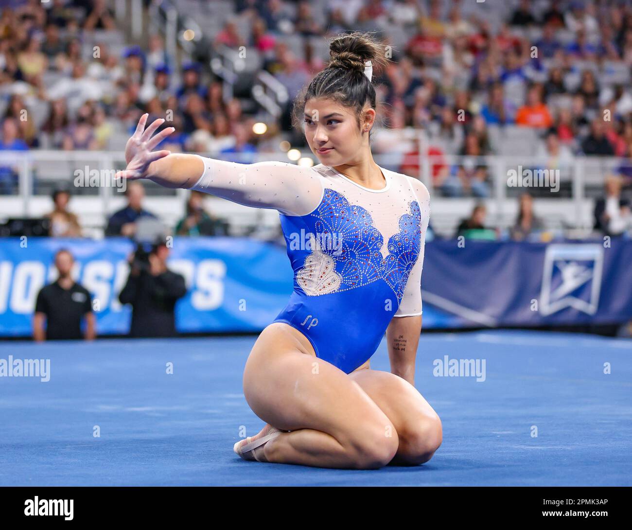 Fort Worth, TX, USA. 13th Apr, 2023. Florida's Kayla Dicello competes ...