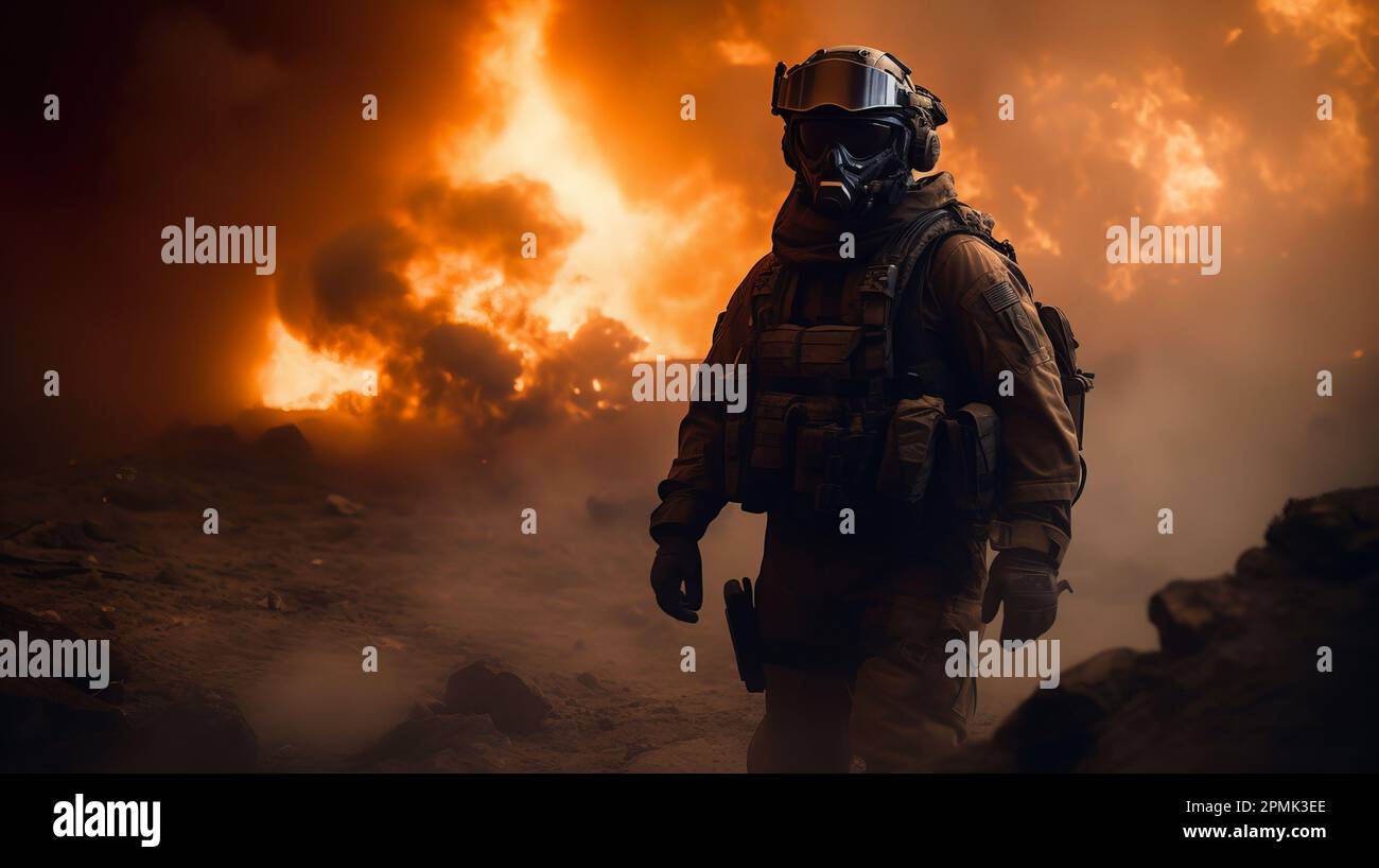 Special soldier explosion hi-res stock photography and images - Alamy