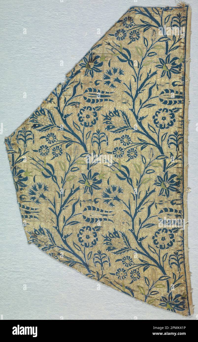 Textile; silk, metallic thread Stock Photo - Alamy