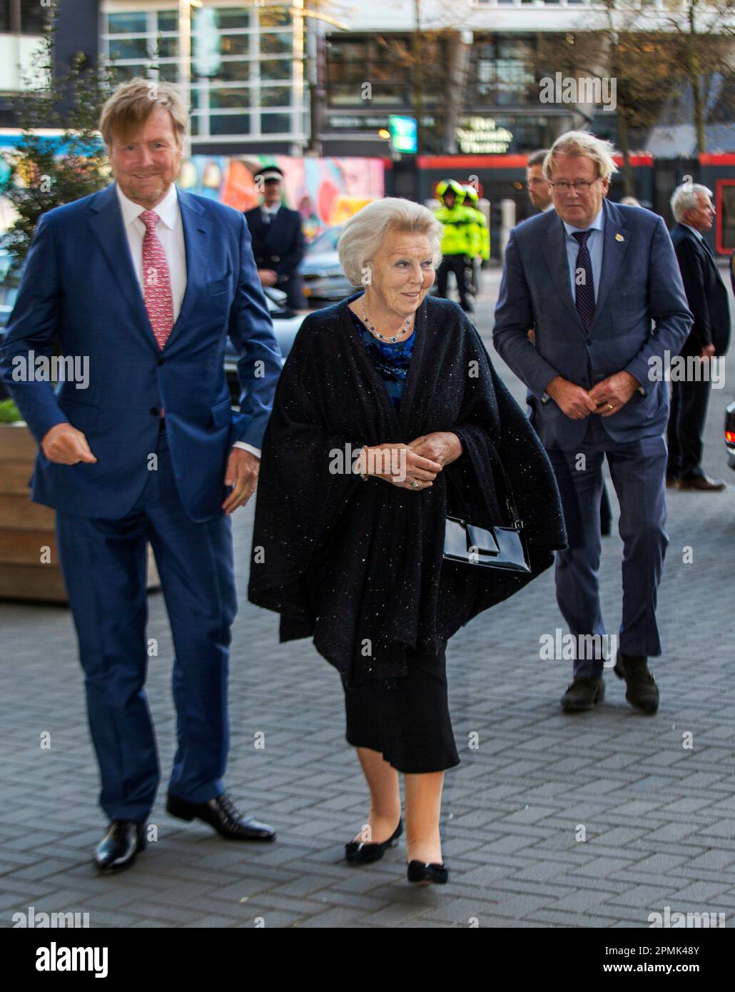 King Willem-Alexander and Princess Beatrix of The Netherlands arrive at ...