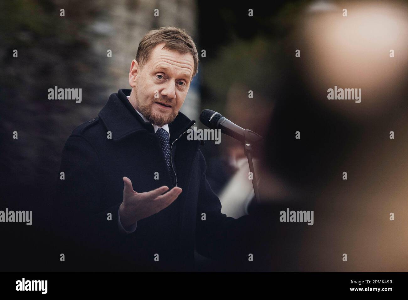 Michael Kretschmer, Prime Minister of Saxony, pictured during the ...