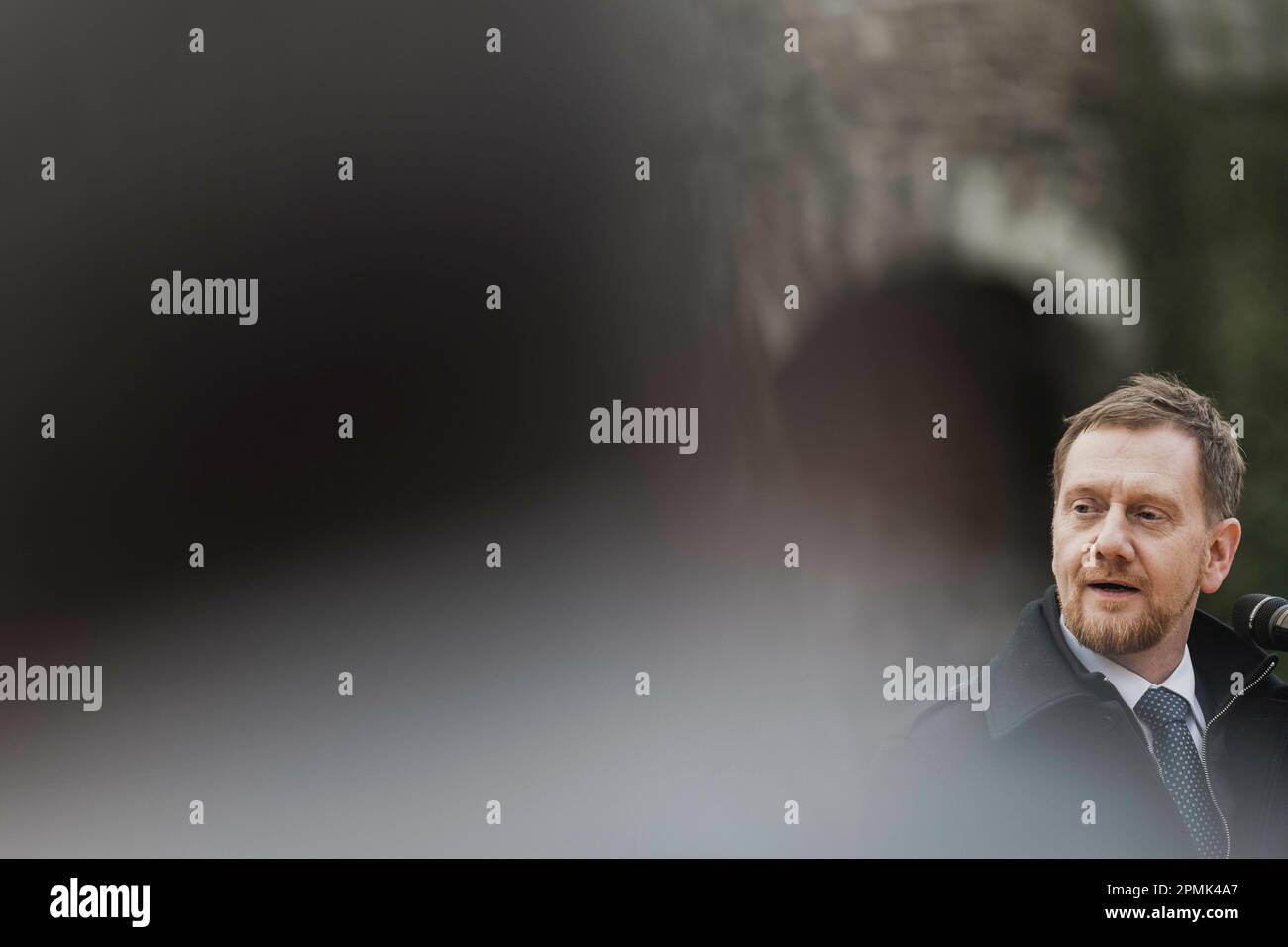 Michael Kretschmer, Prime Minister of Saxony, pictured during the ...