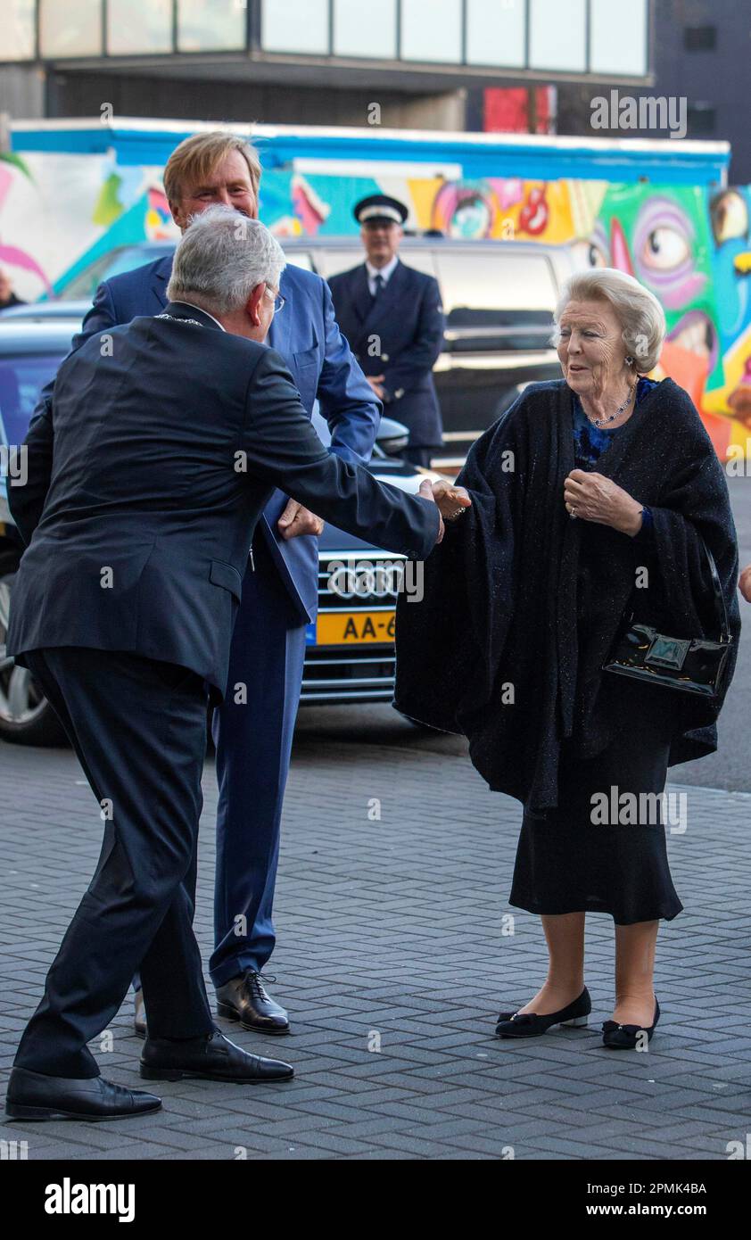 King Willem-Alexander and Princess Beatrix of The Netherlands arrive at ...