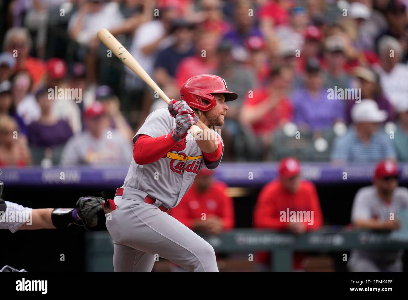 St. Louis Cardinals second baseman Brendan Donovan (33) in the fifth ...