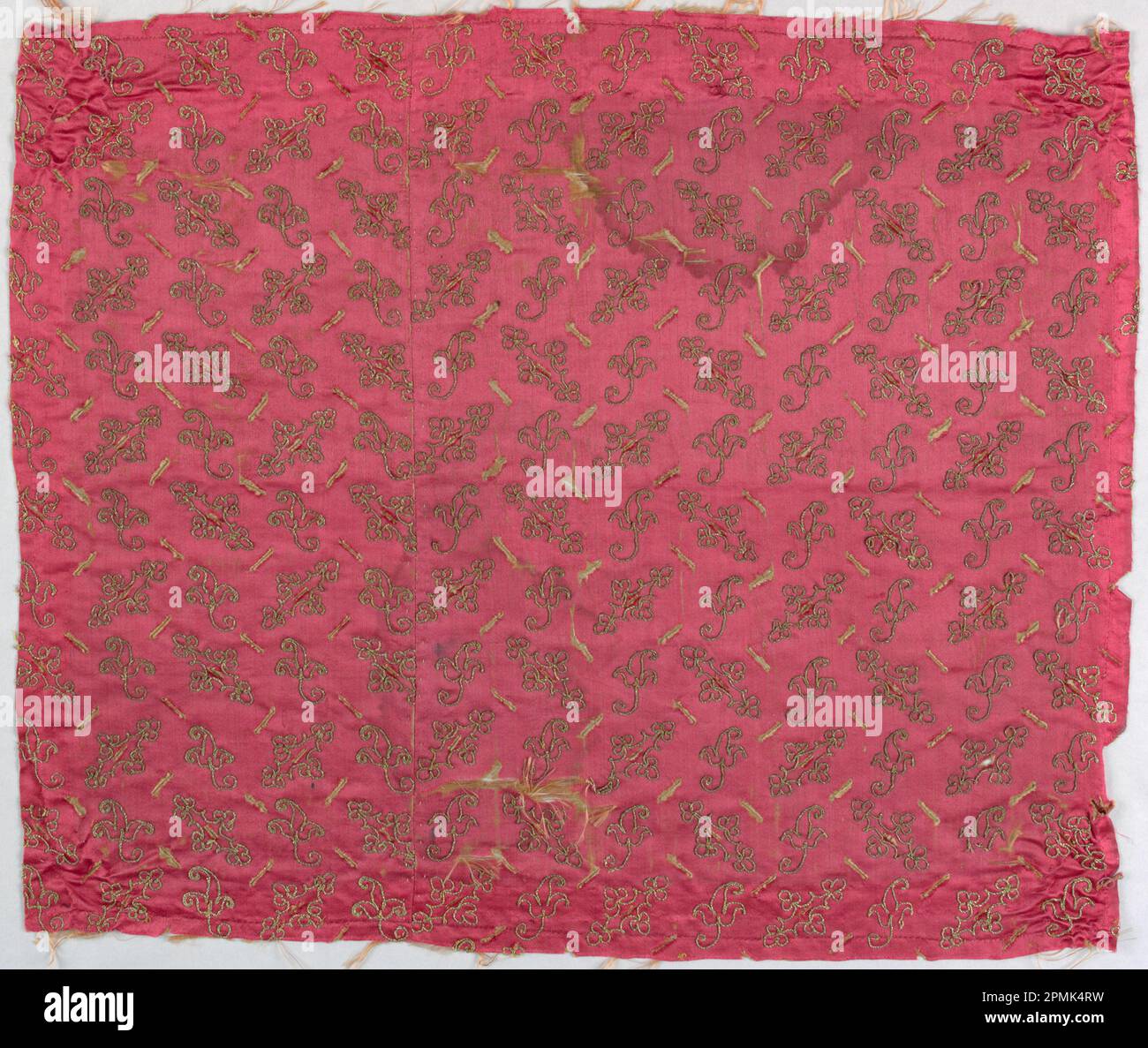 Textile (Italy); silk, gold-wrapped silk core thread Stock Photo - Alamy