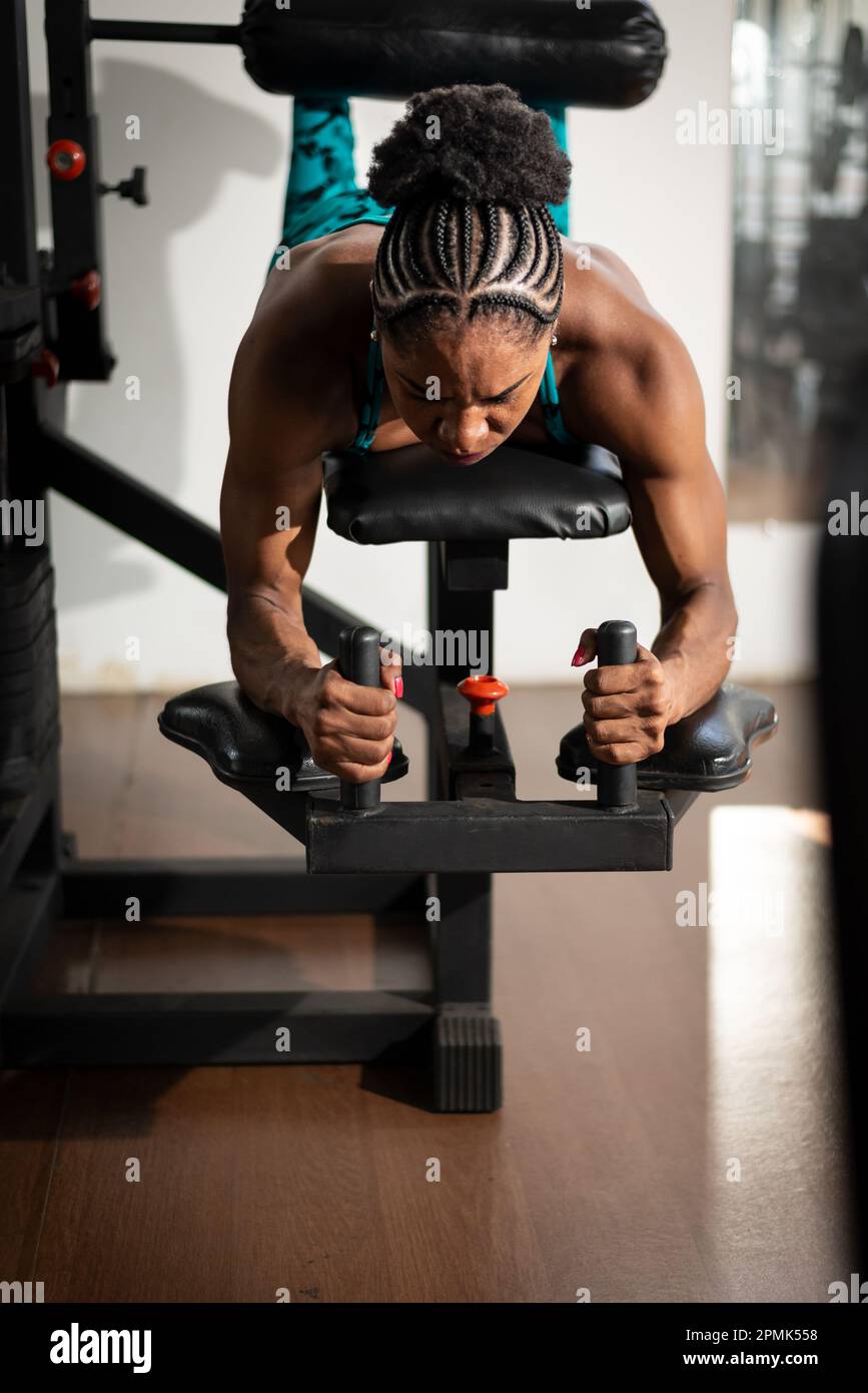 Bodybuilding exercises hi-res stock photography and images - Alamy