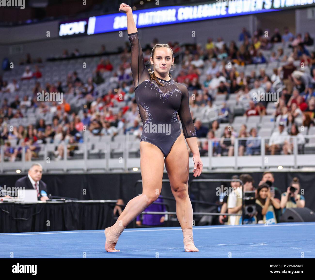 Fort Worth, TX, USA. 13th Apr, 2023. Stanford's Chloe Widner competes ...