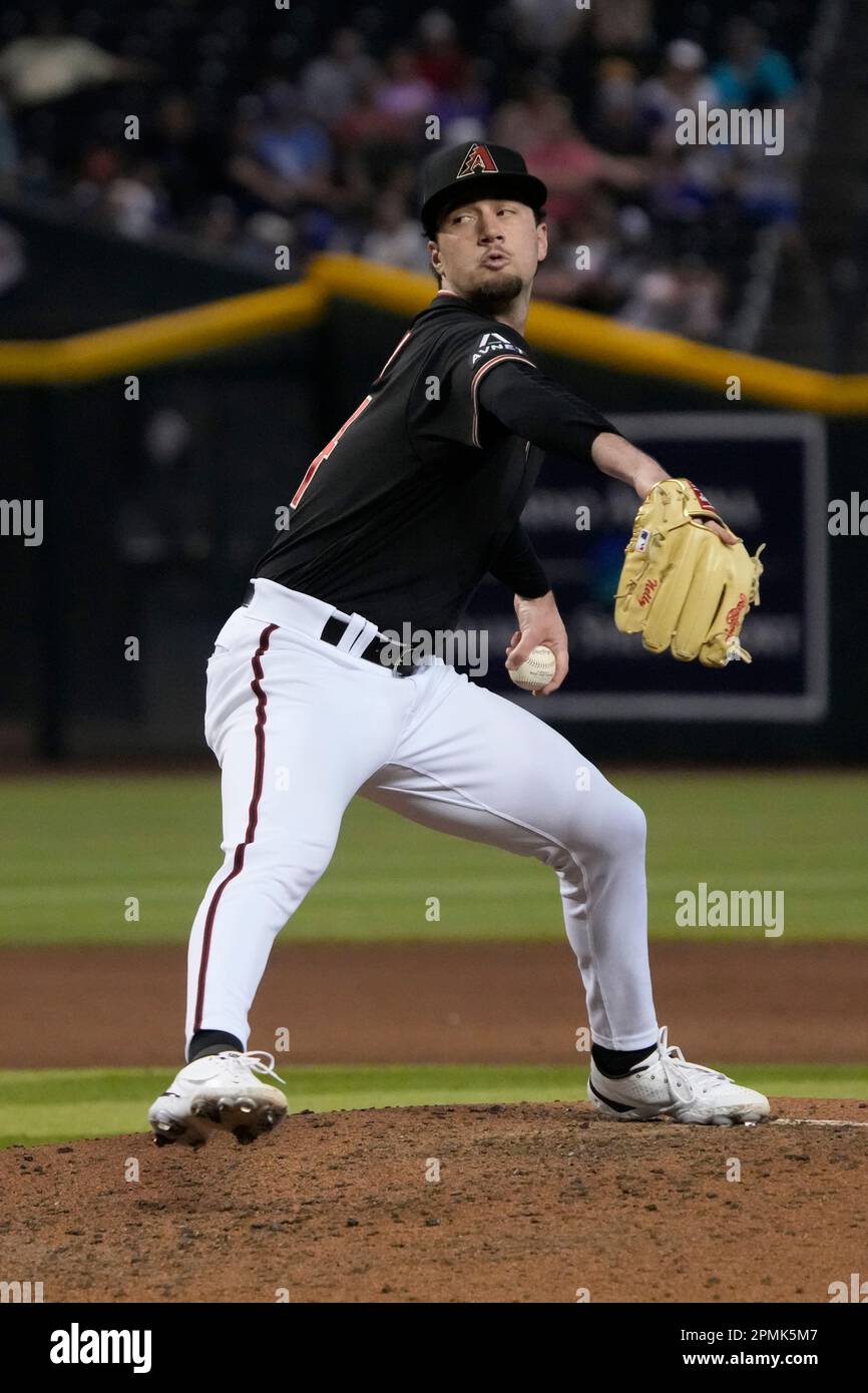 Arizona Diamondbacks relief pitcher Kyle Nelson (24) in the first ...