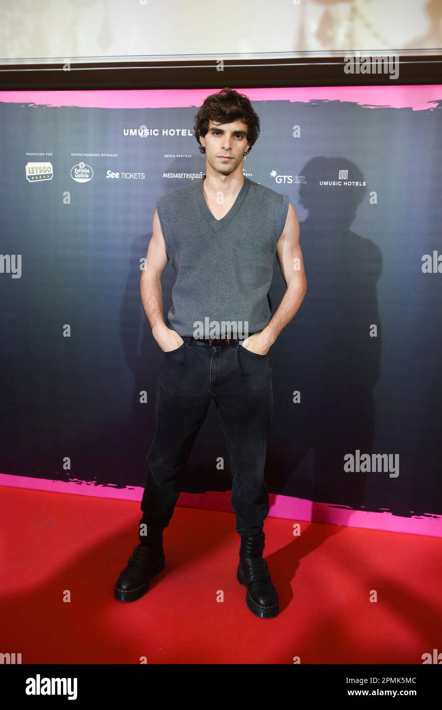 Model José Pastor poses at the photocall prior to the VIP premiere of ...