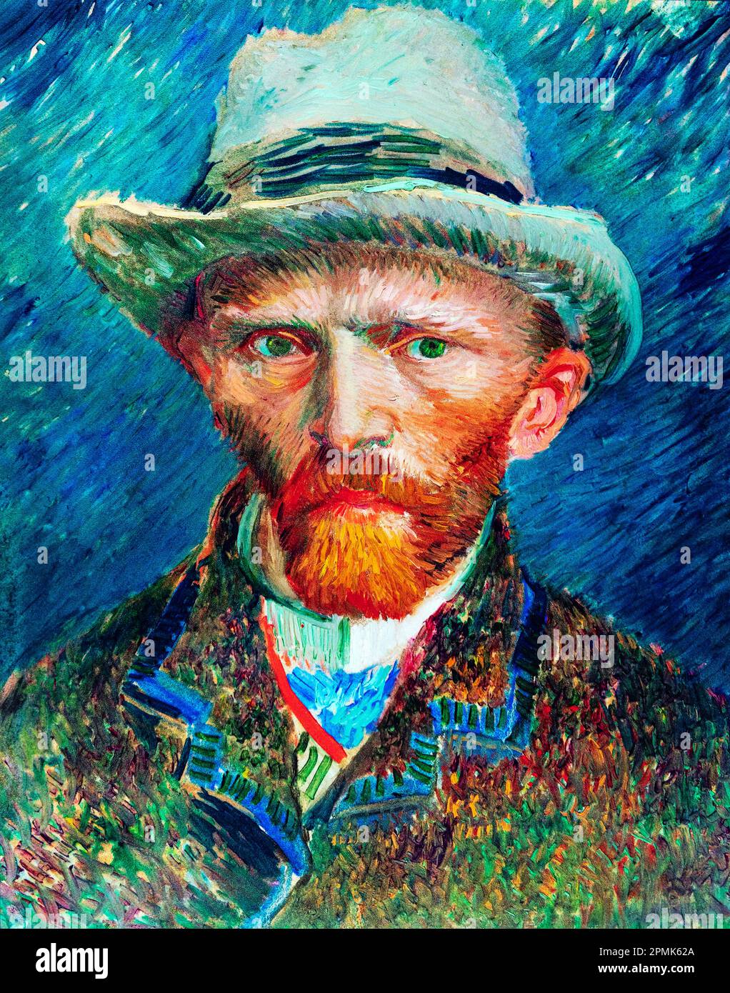 Vincent Van Gogh Self Portrait painting Stock Photo - Alamy Vincent Van Gogh Self Portrait painting Stock Photo - Alamy