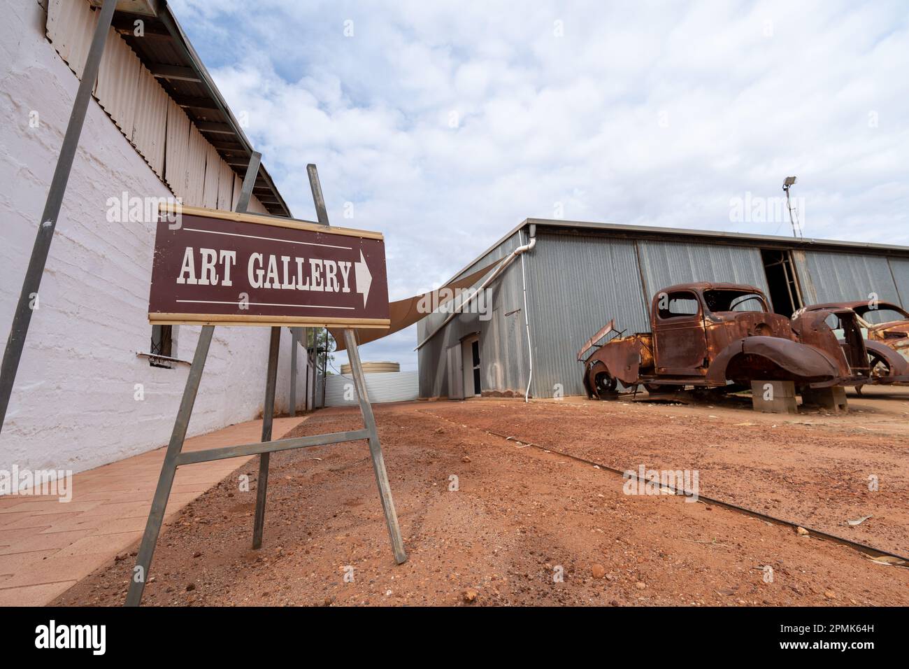 The old toolshop that houses the Hermannsburg collection including ...