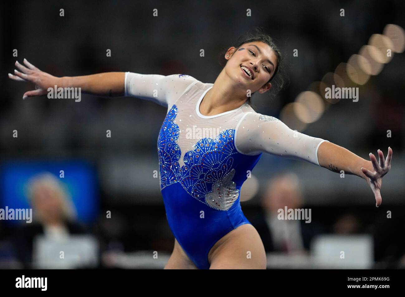Florida's Kayla Dicello competes on the floor exercise during the ...
