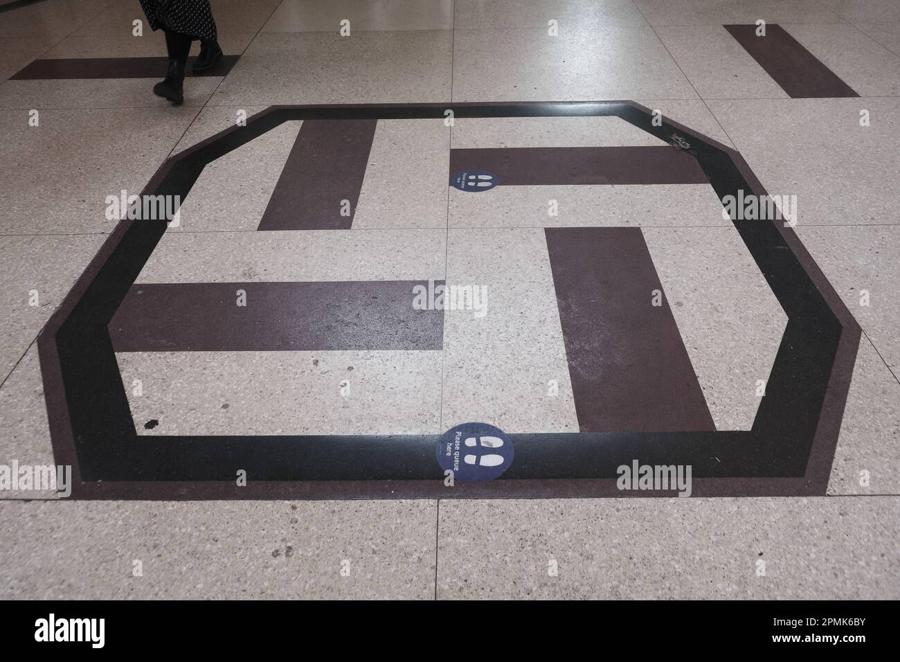 Swastika at Upminster Bridge Station Stock Photo - Alamy