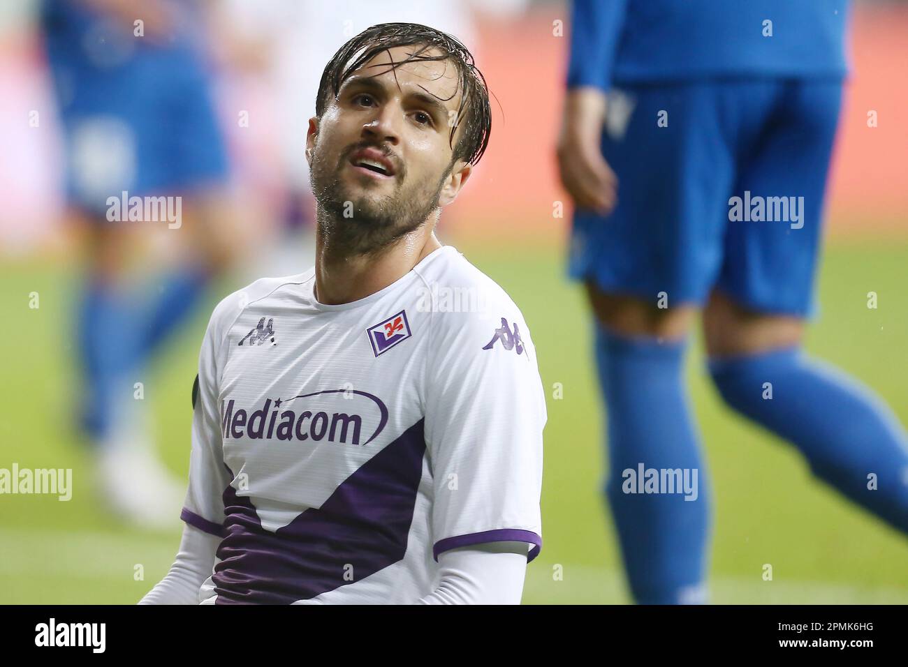 Poznan, Poland - April 13, 2023, Luca Ranieri of Fiorentina during the ...