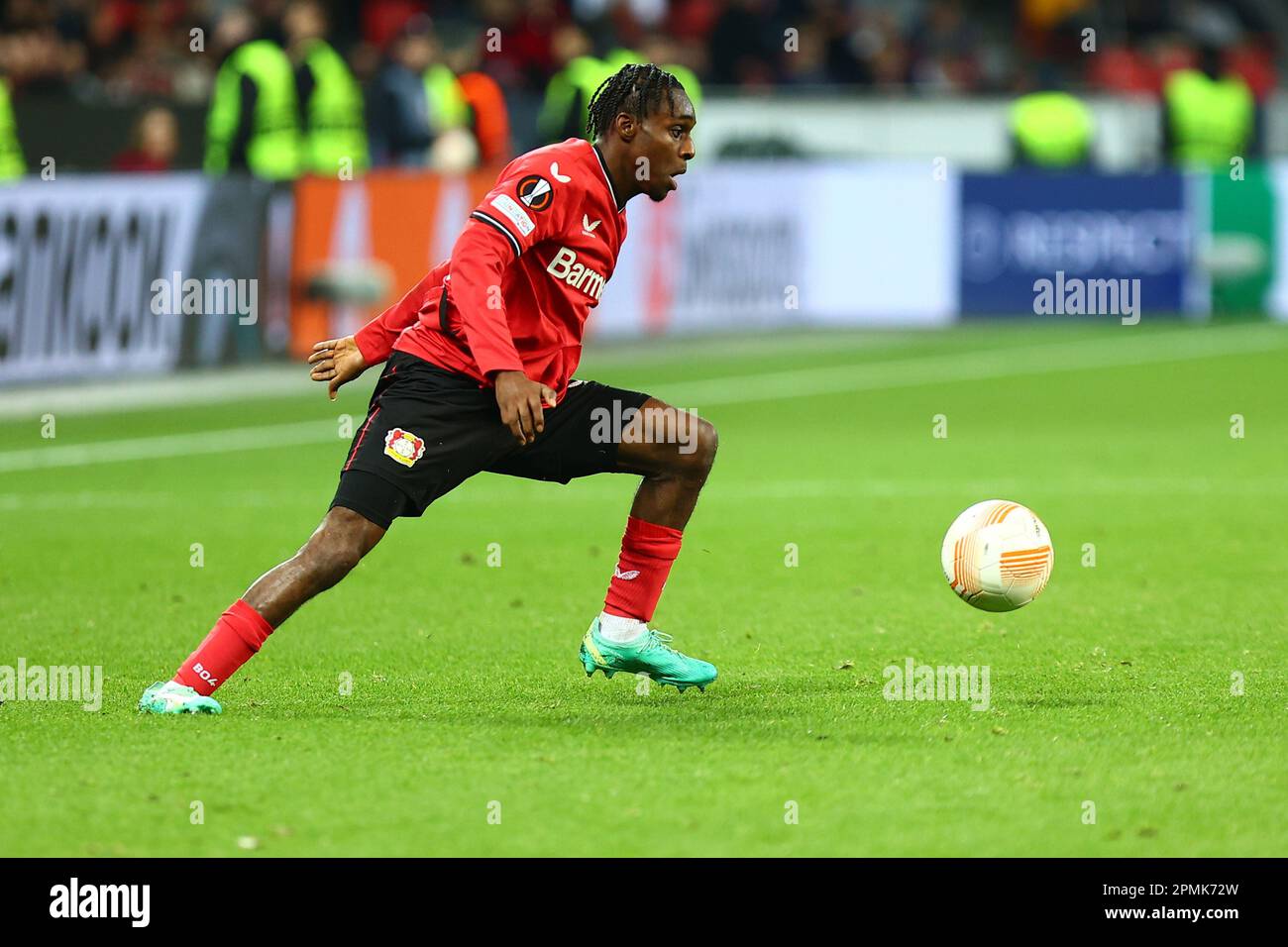 Jeremie frimpong leverkusen 2022 hi-res stock photography and images ...