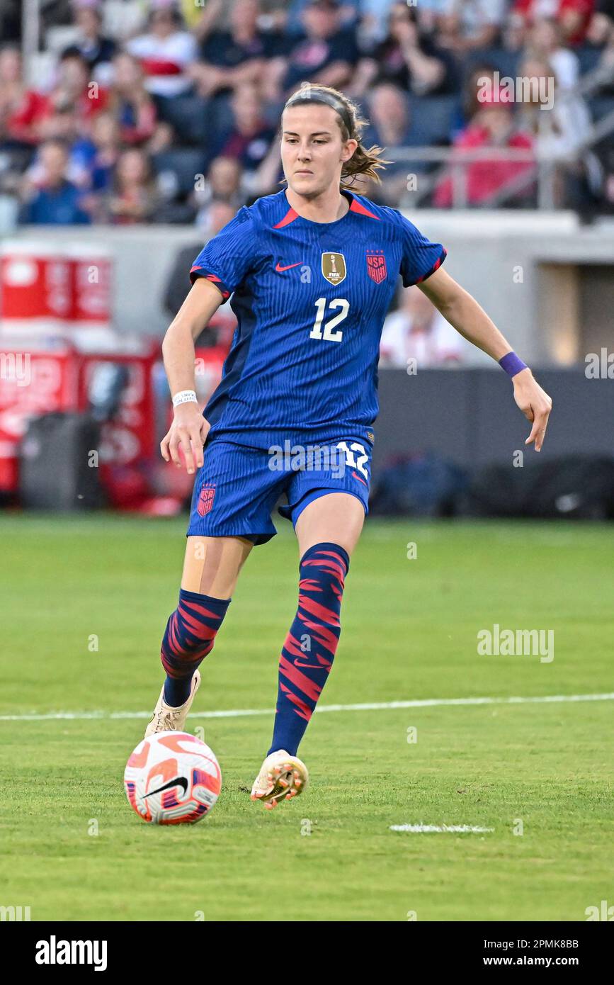 ST. LOUIS, MO - APRIL 11: U.S. Women's National Team defender Tierna ...