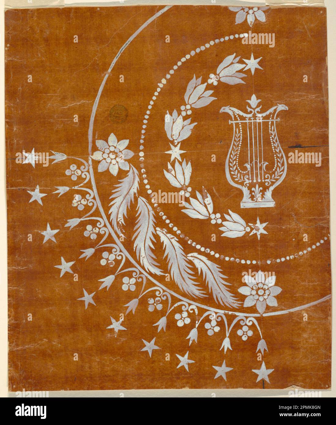 Drawing, Design for a Woven Fabric of the "Fabrique de St. Ruf ...