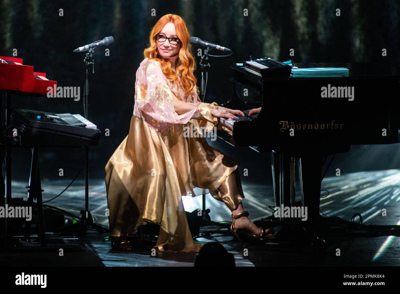 Milan Italy. 13 April 2023. The American singer-songwriter and pianist TORI AMOS performs live ...