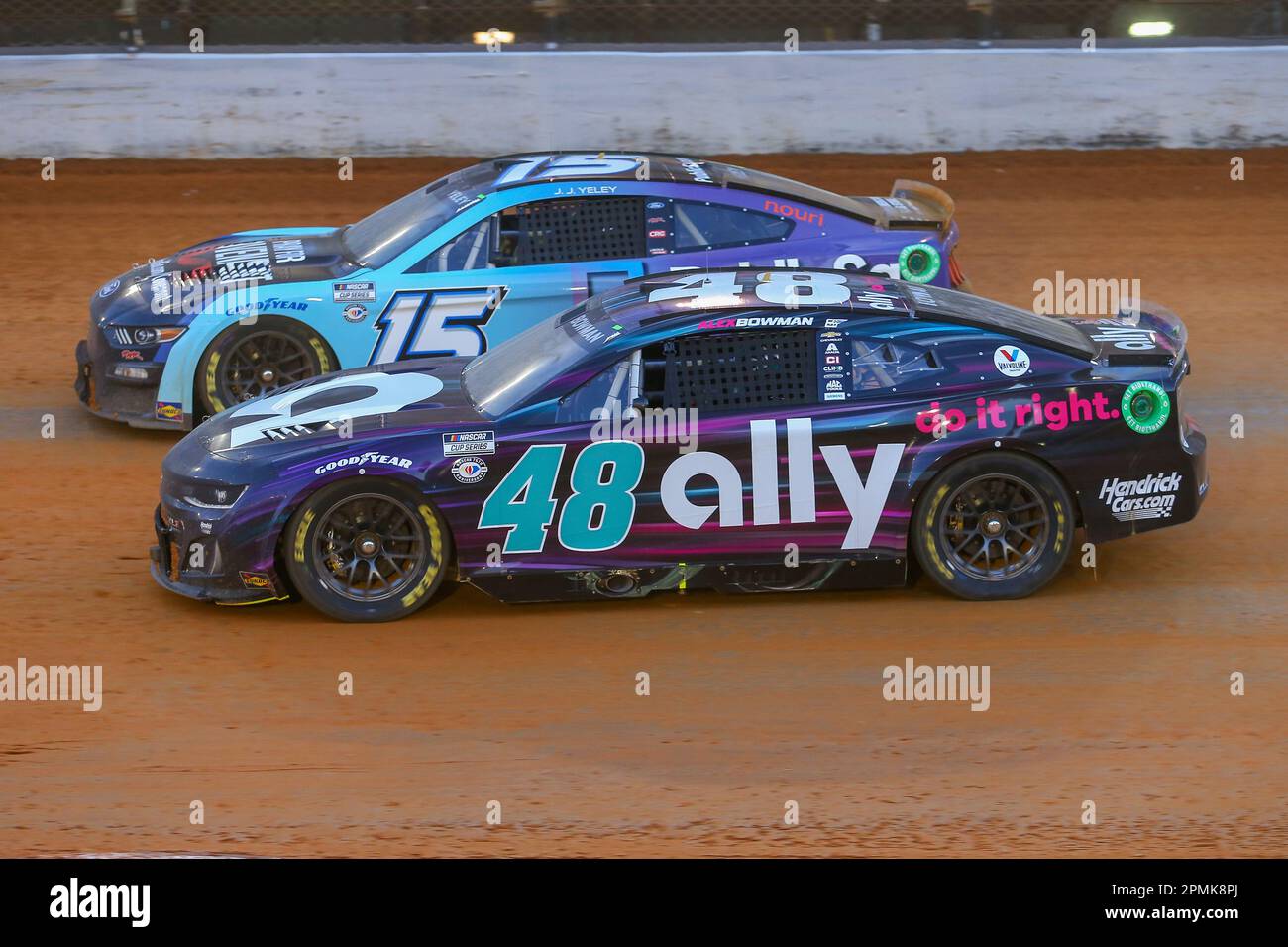 BRISTOL, TN - APRIL 09: NASCAR Cup Series driver Alex Bowman (48) and ...
