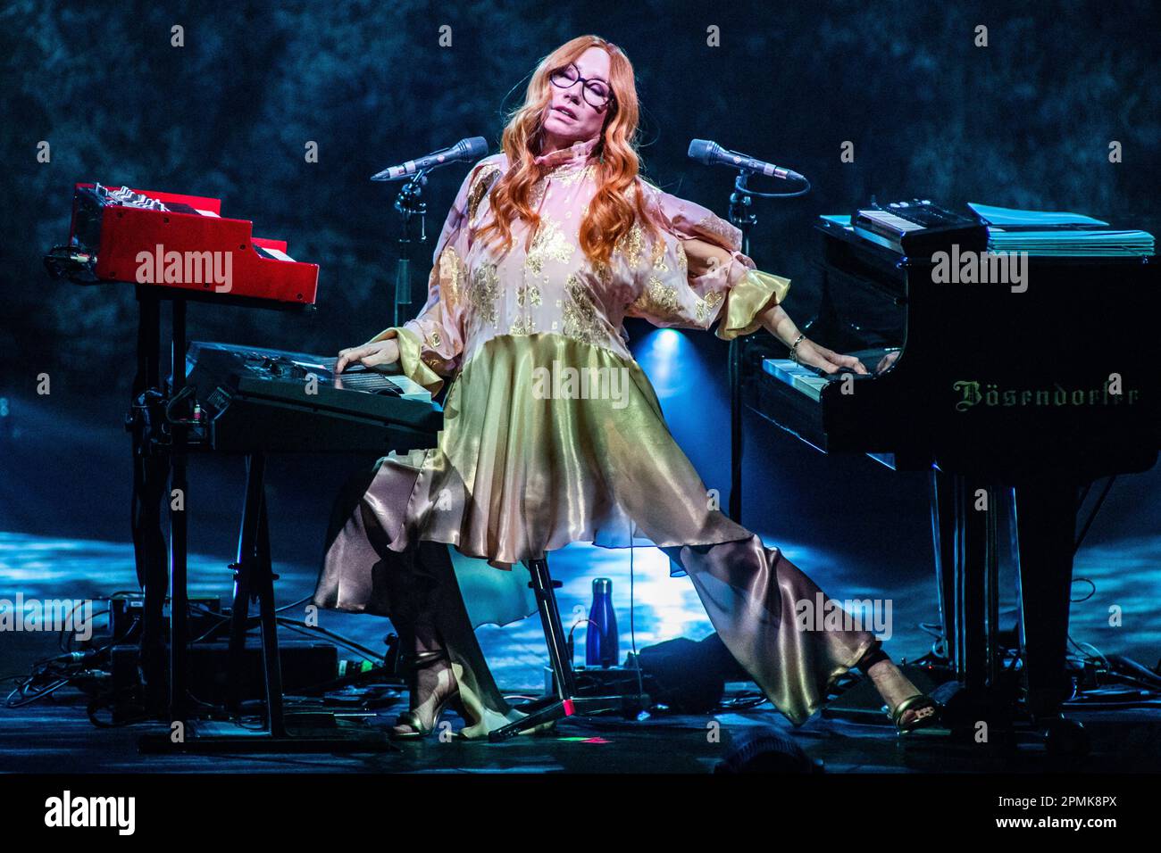 Milan Italy. 13 April 2023. The American singer-songwriter and pianist TORI AMOS performs live ...