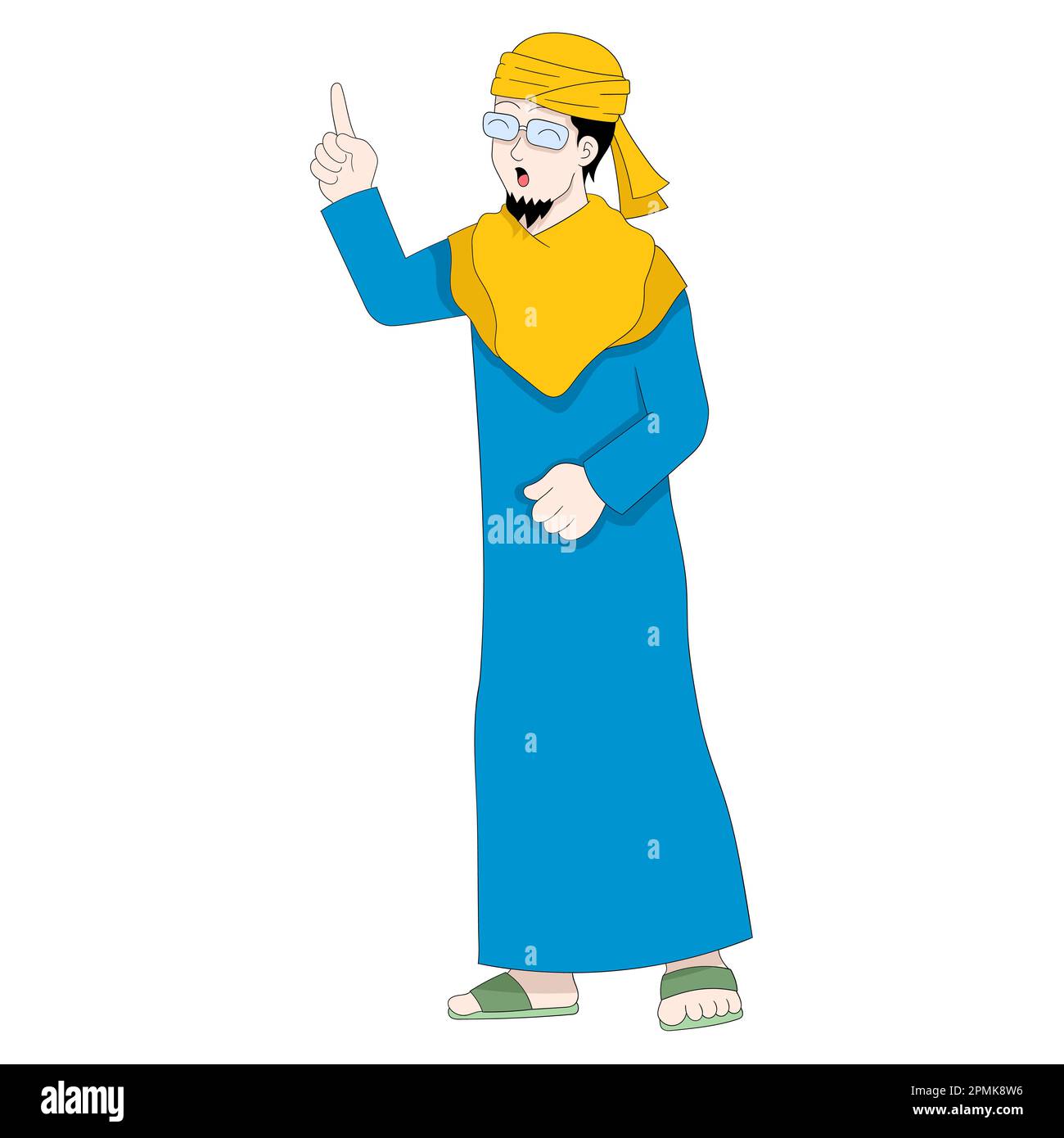 Islamic male preacher is preaching Stock Vector Image & Art - Alamy