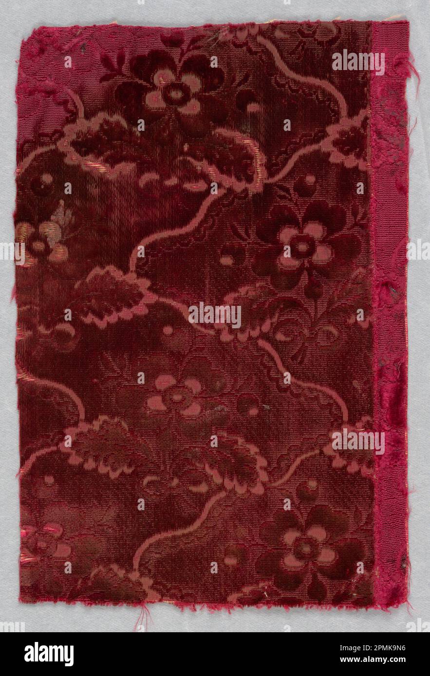 Fragment; silk; Bequest of Richard Cranch Greenleaf in memory of his ...