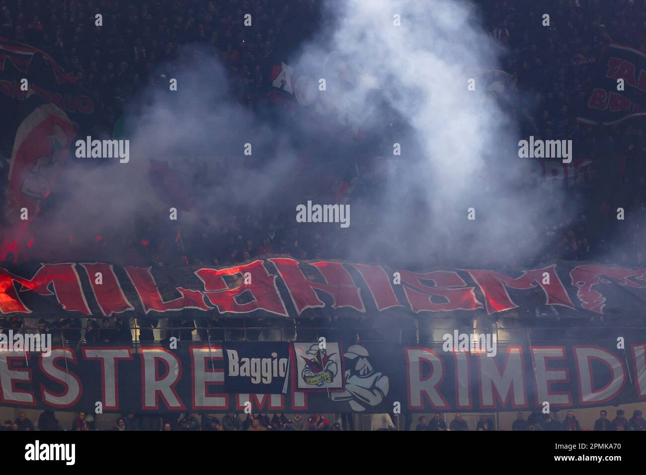Milan, Italy. 12th Apr, 2023. Italy, Milan, april 12 2023: ac Milan ...