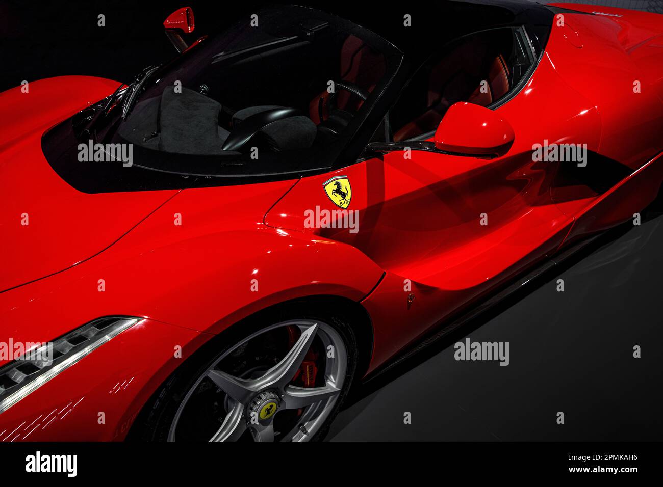 Side view of ferrari hi-res stock photography and images - Alamy