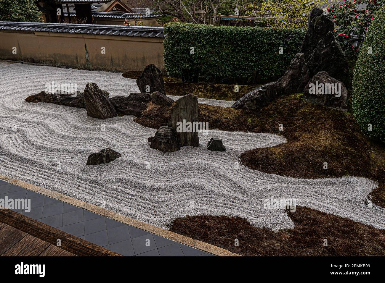 Dokuza-tei or Alone Sitting Garden in Zuihoin, Daitokuji Rinzai Zen ...