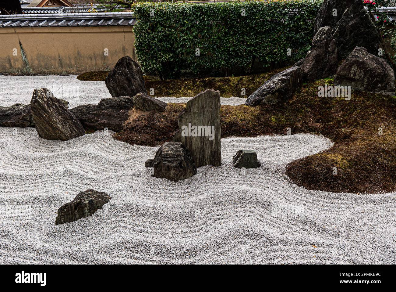 Dokuza-tei or Alone Sitting Garden in Zuihoin, Daitokuji Rinzai Zen ...