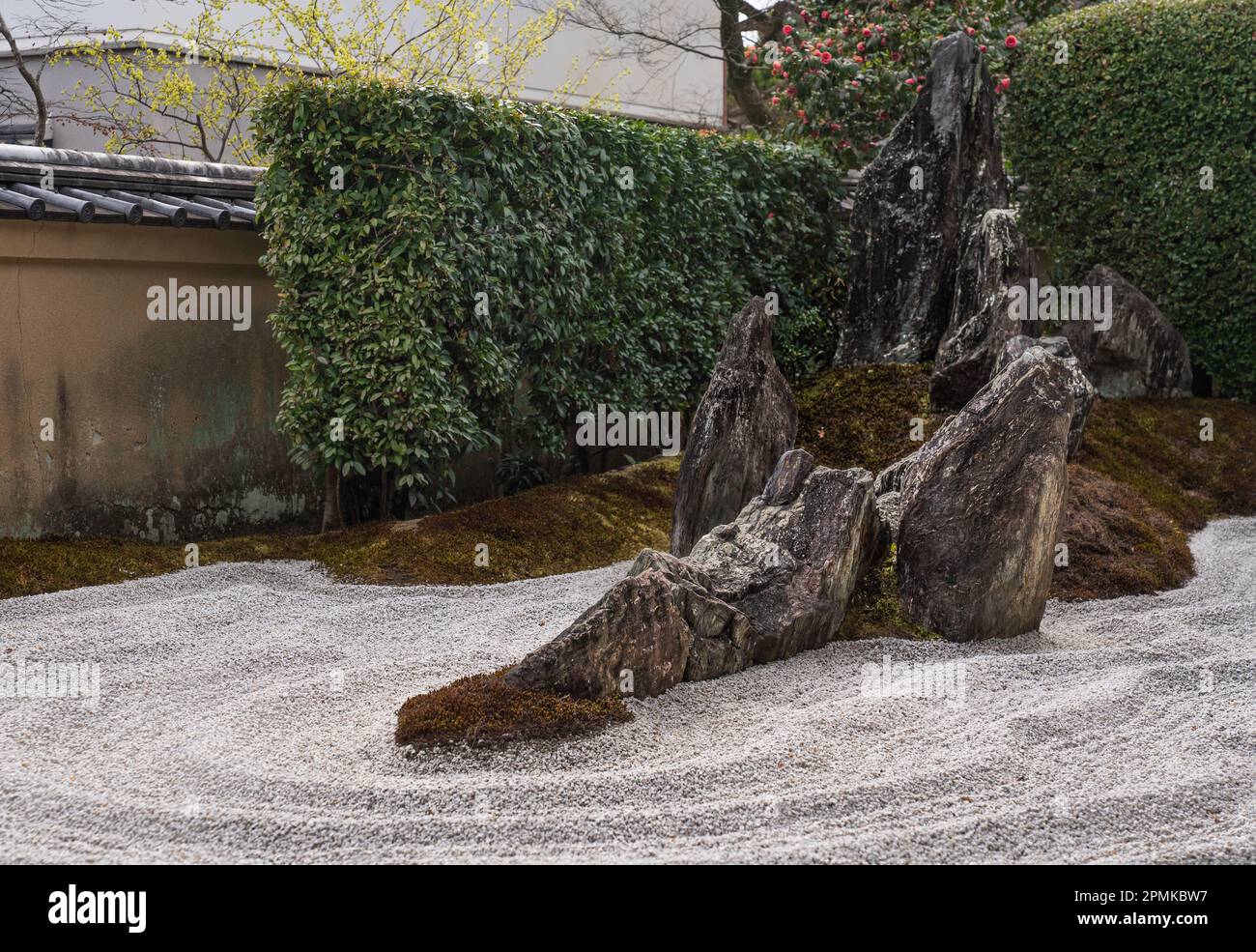 Dokuza-tei or Alone Sitting Garden in Zuihoin, Daitokuji Rinzai Zen ...