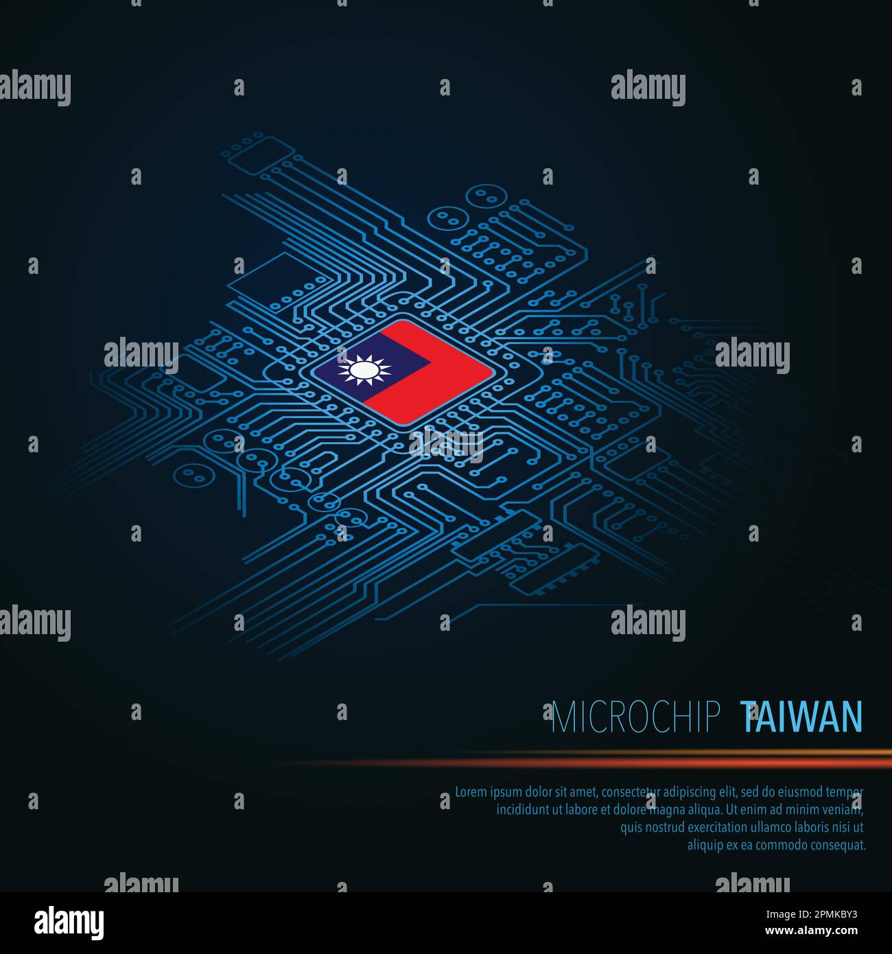 Integrated circuit taiwan Stock Vector Images - Alamy