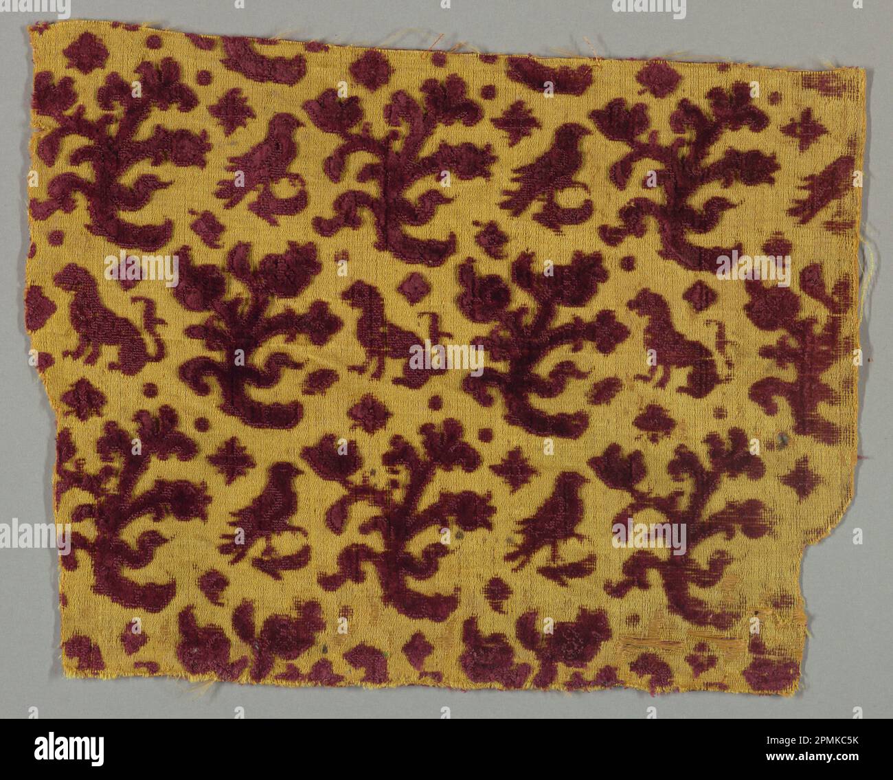 Fragment; silk; Bequest of Richard Cranch Greenleaf in memory of his ...