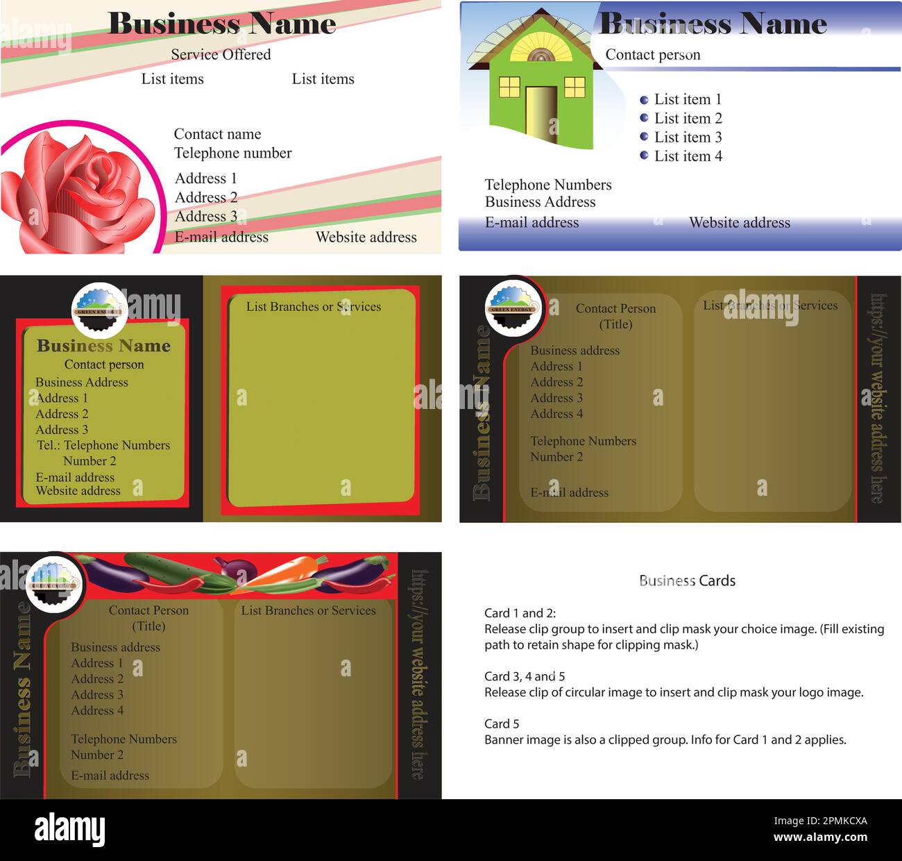 Business cards purple Stock Vector Images - Alamy