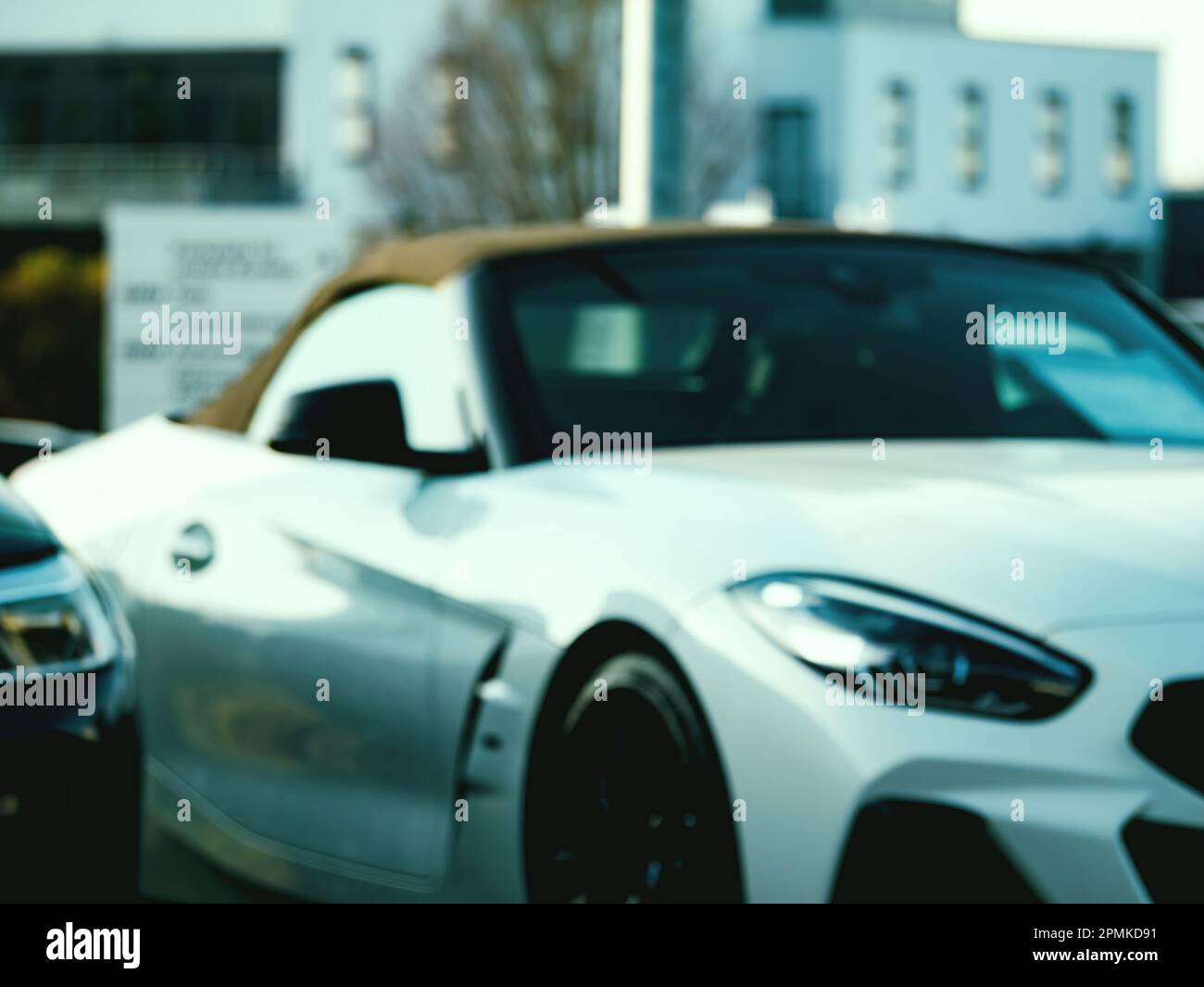 Sleek contemporary car stands hi-res stock photography and images - Alamy