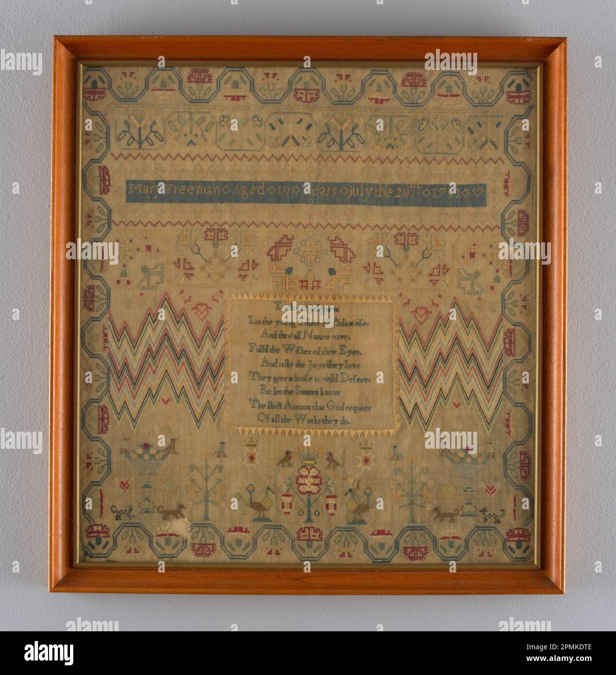 English sampler hi-res stock photography and images - Alamy