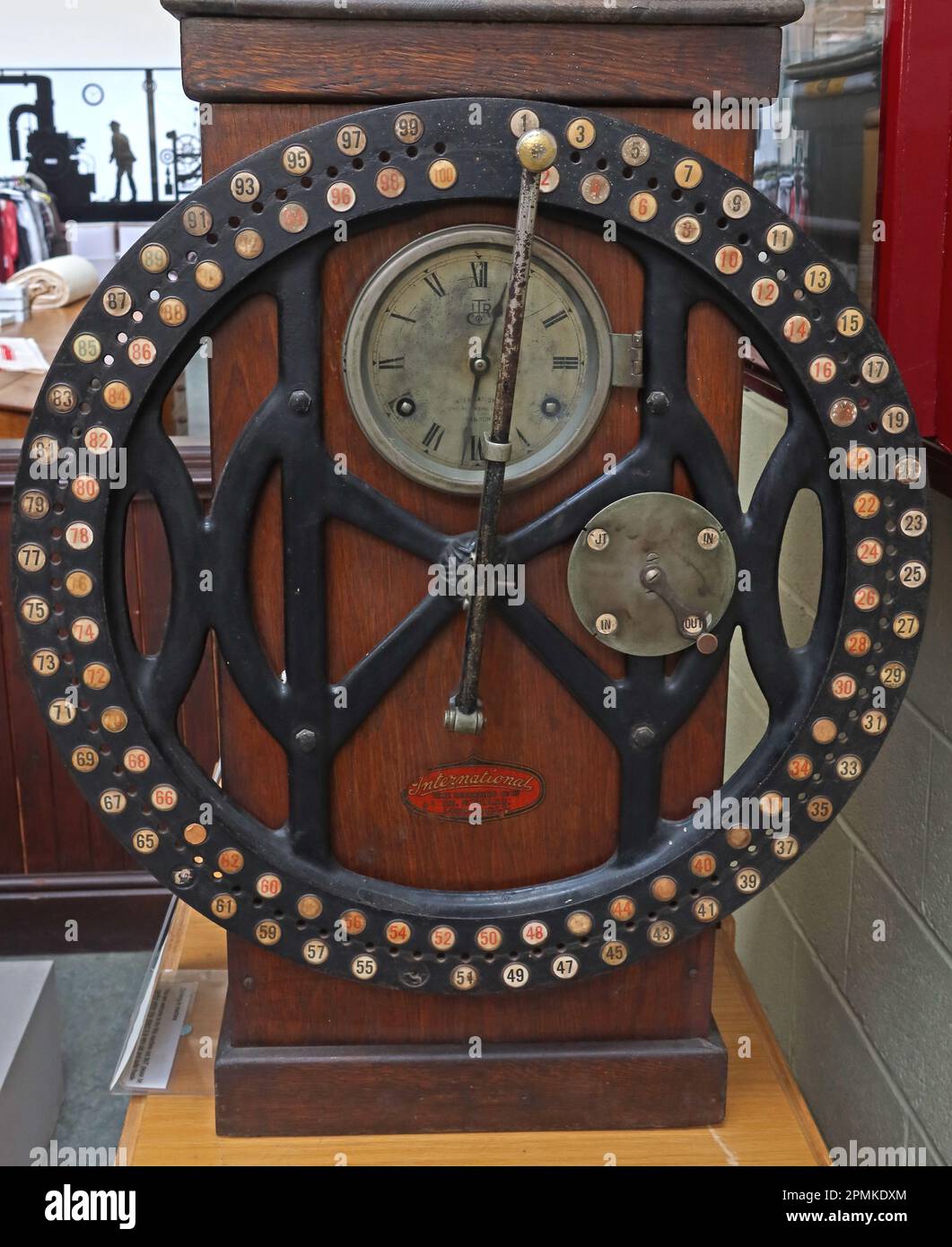 Circular number wheel, on International Time Recorders , 112 The Strand ...