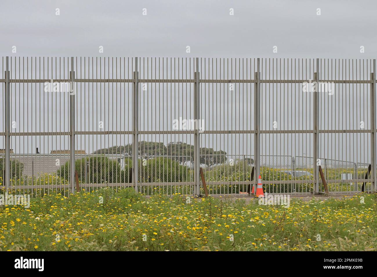 April 13, 2023, Tijuana, Baja California, Mexico: A new border fence ...